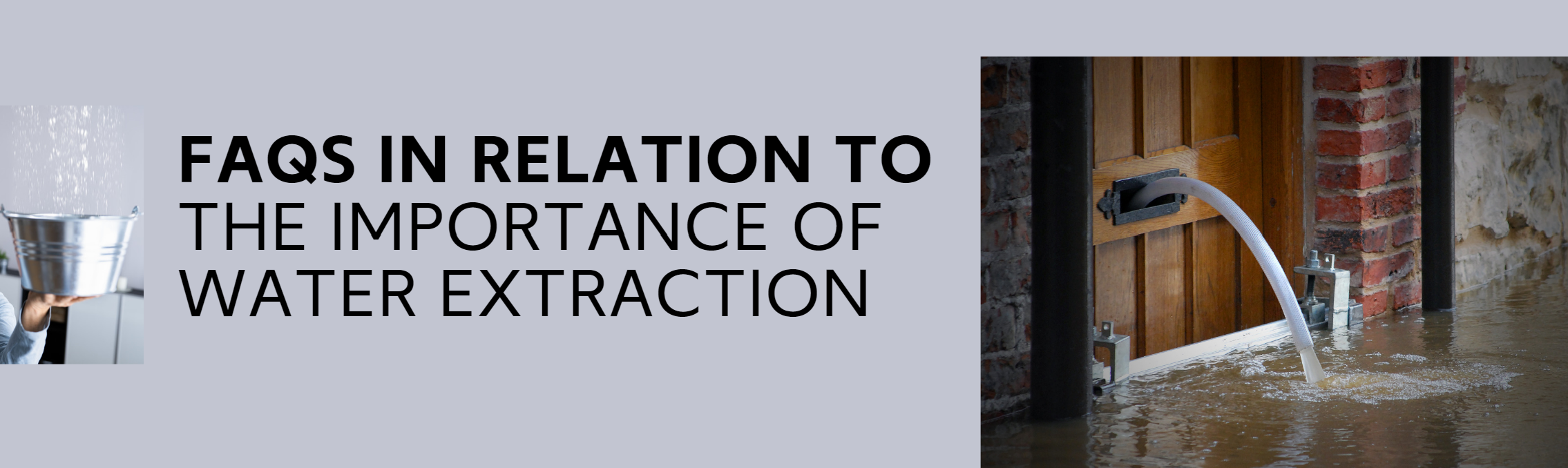 The Importance of Water Extraction After A Disaster - Carpet Cleaning ...