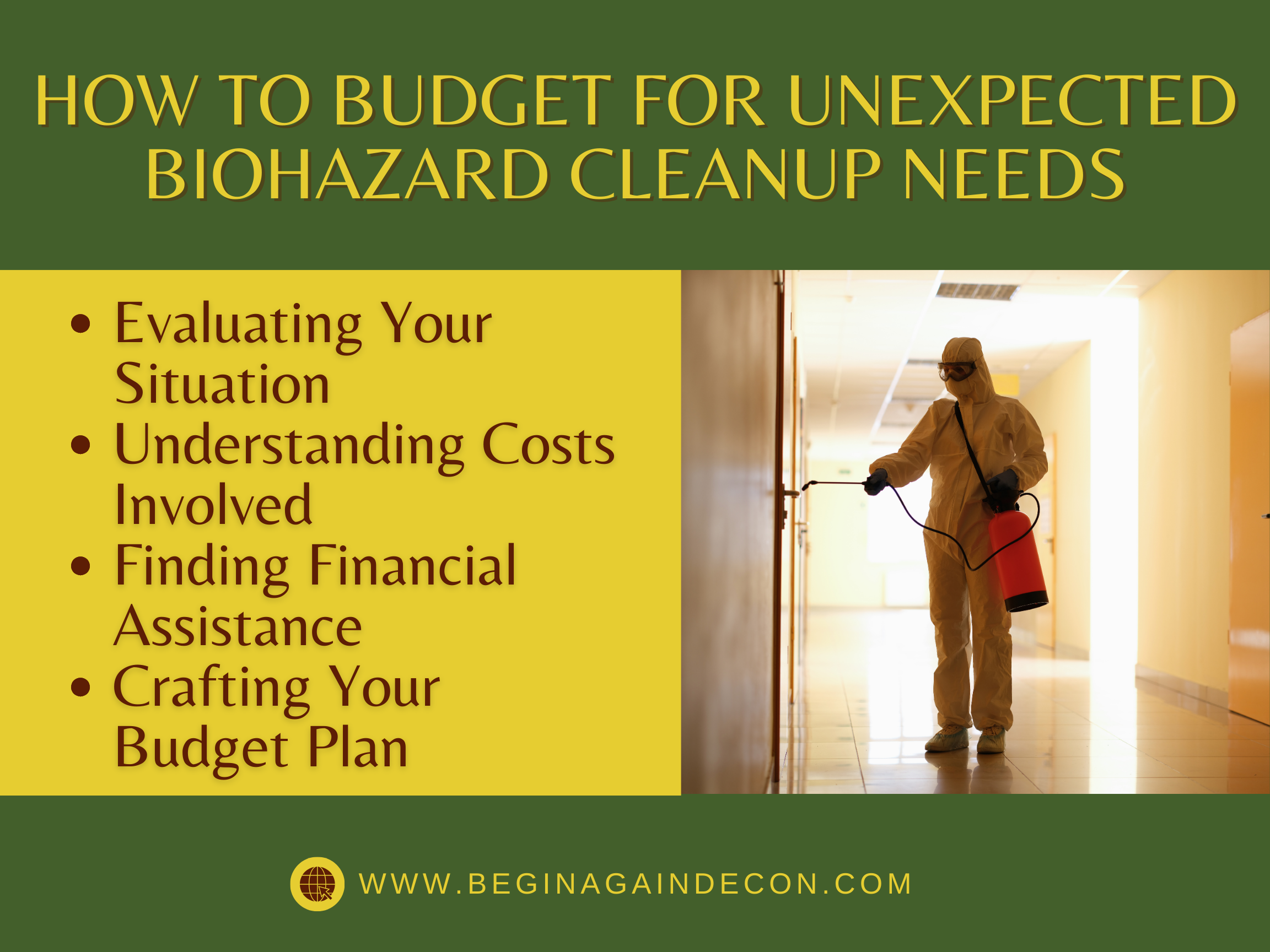 Understanding Biohazard Cleanup Cost: A Complete Guide - Begin Again Decon | Los Angeles, CA